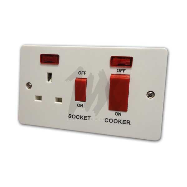 Double Socket 13A