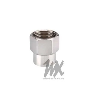 Stainless Steel Chrome Reducing Socket - ¾” By ½”